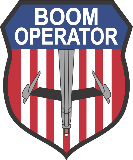 Boom Operator KC-10 Full-Color 2" PVC Patch with velcro - Pocket Tab
